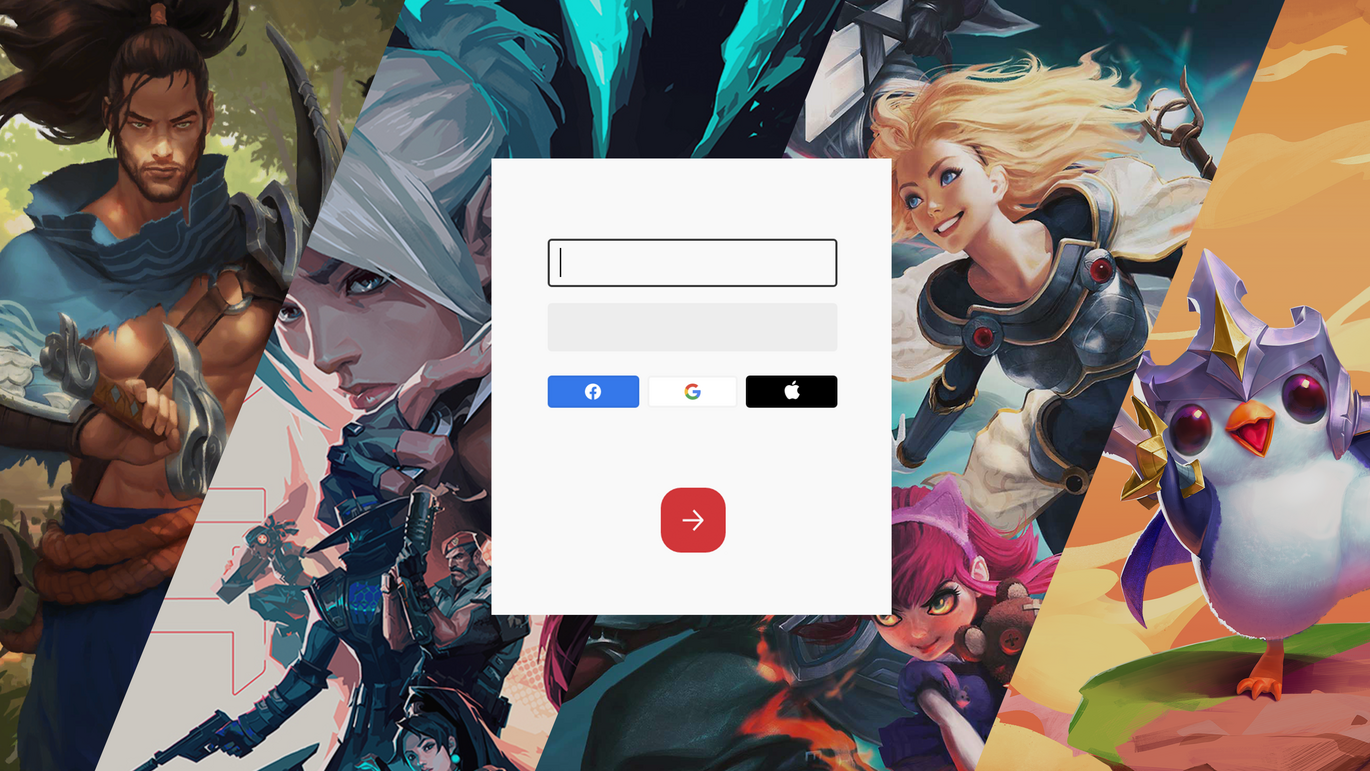 O login via redes sociais chegou | Riot Games