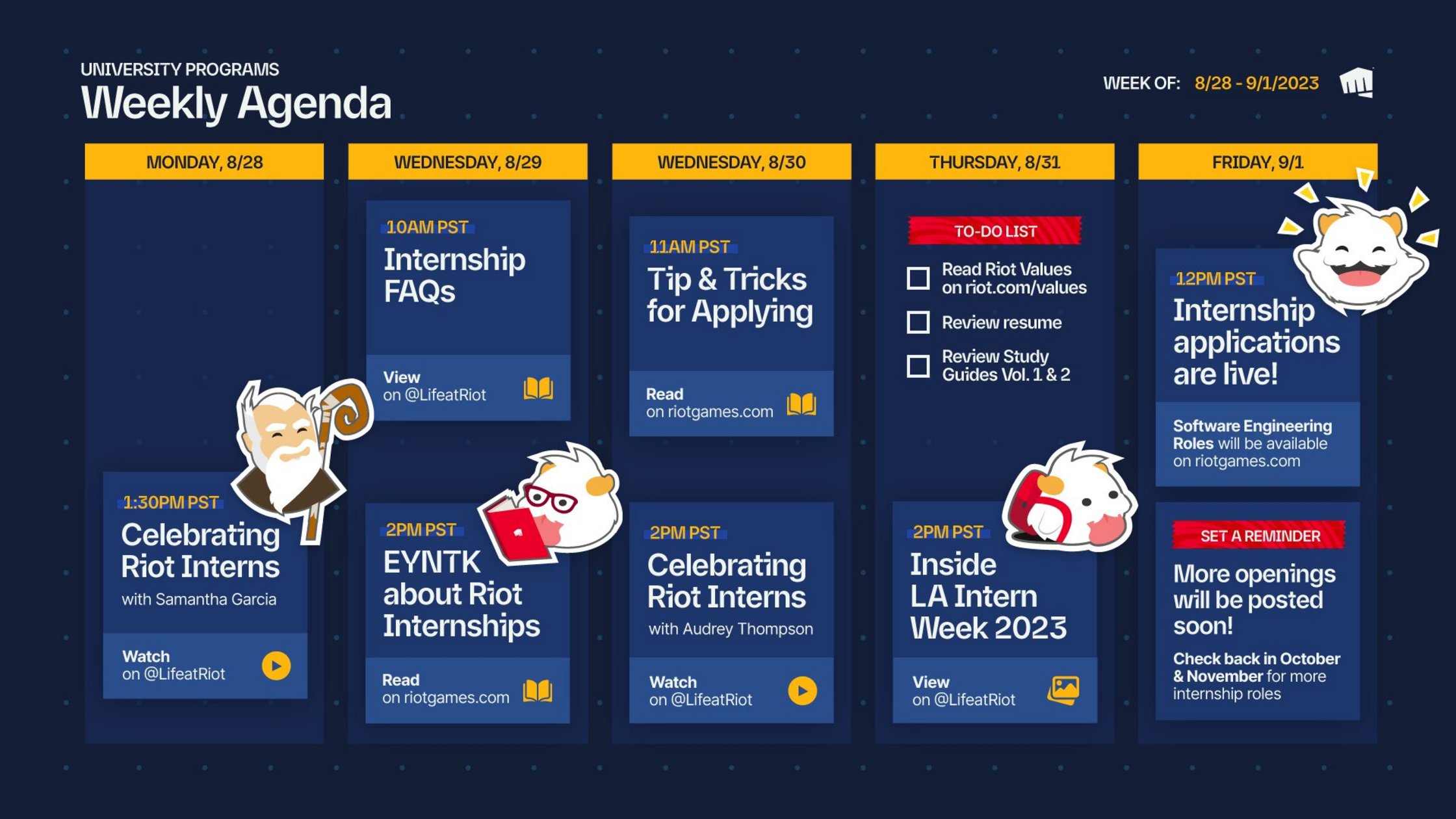 Riot Games Internship Study Guide Vol. 1: From Interns to Full-Time ...